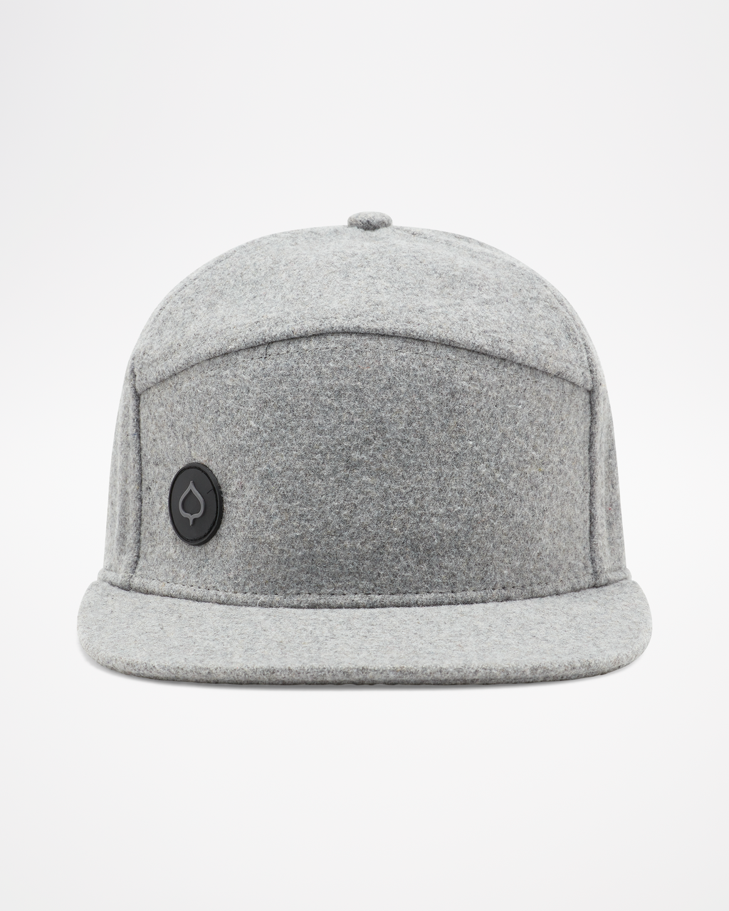 Grey 7 Panel Wool Cap | Warm Wool Hat by Aspen Collection